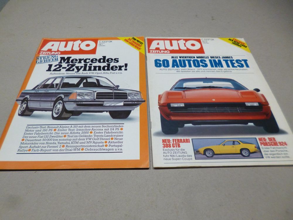 Auto Zeitung Zeitschrift 6 Stk. aus den 70er Jahren (Gebraucht) in ...