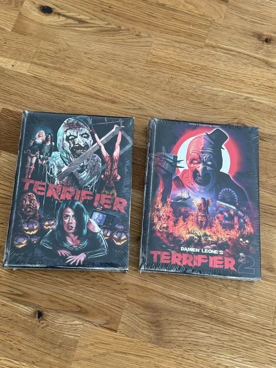 Terrifier 1+2 Mediabook Wattiert OVP (Neu und originalverpackt) in ...