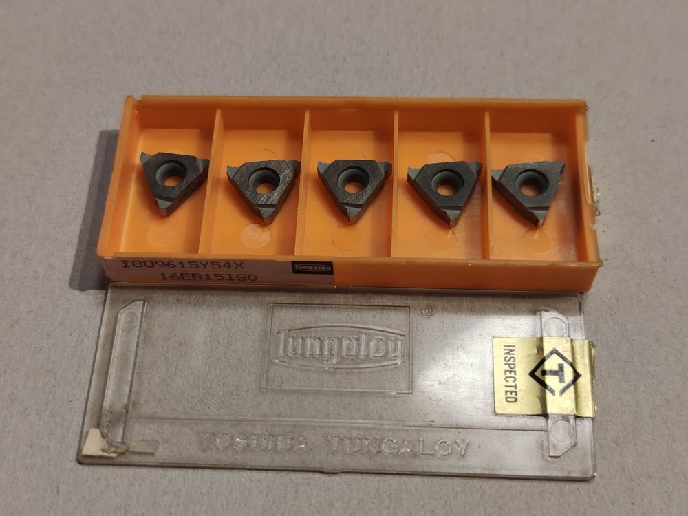5x Wendeplatten 16ER15ISO Neu für Drehbank / CNC (Neu und ...