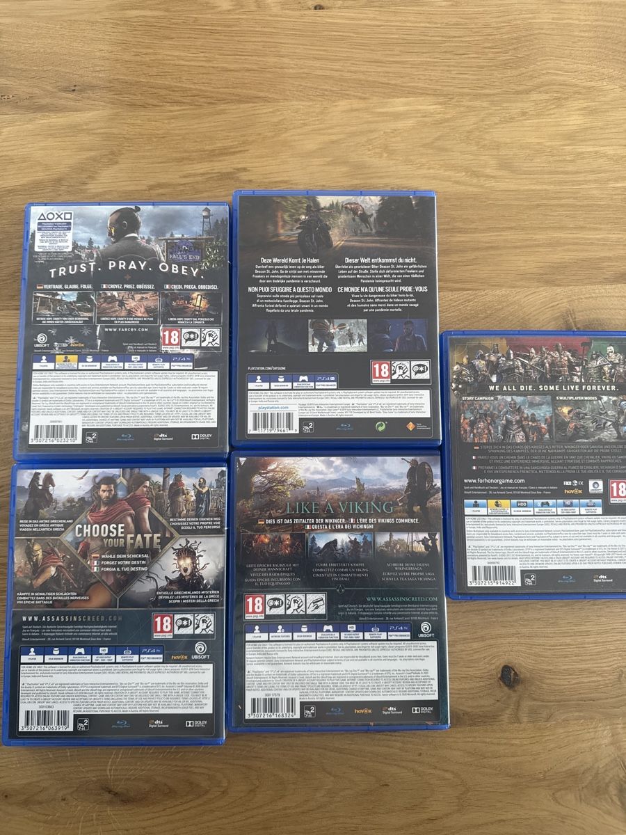 PS4 Games: Far Cry 5, Days Gone, Assassins Creed, For Honor (Gebraucht) in Emmenbrücke für CHF ...