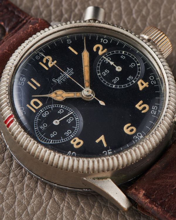 Hanhart Chronograph 1. Serie WWII Fliegeruhr Radium (Defekt) in Zürich ...