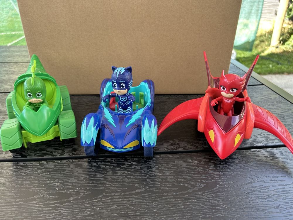 Pyjamask- 3 véhicules avec personnages | Kaufen auf Ricardo