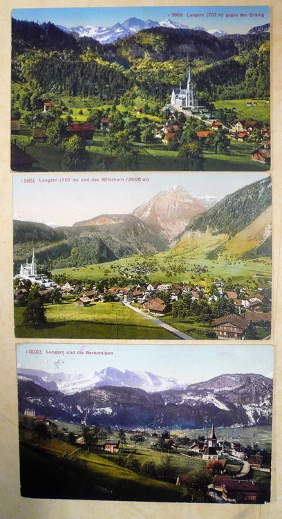 3 farbige AK's LUNGERN | Kaufen auf Ricardo