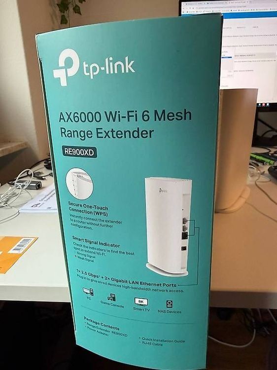 TP-Link RE900XD AX6000 Wi-Fi 6 Mesh Range Extender (Gebraucht) in Horw ...