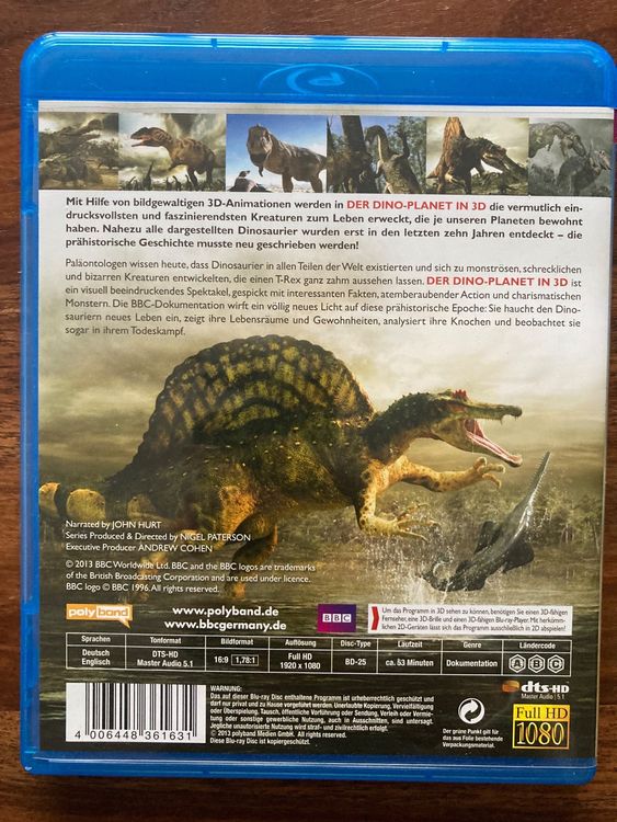 Dino-Planet 3D BBC Doku (Neu (gemäss Beschreibung)) in Kreuzlingen für CHF 4.9 – mit Lieferung ...