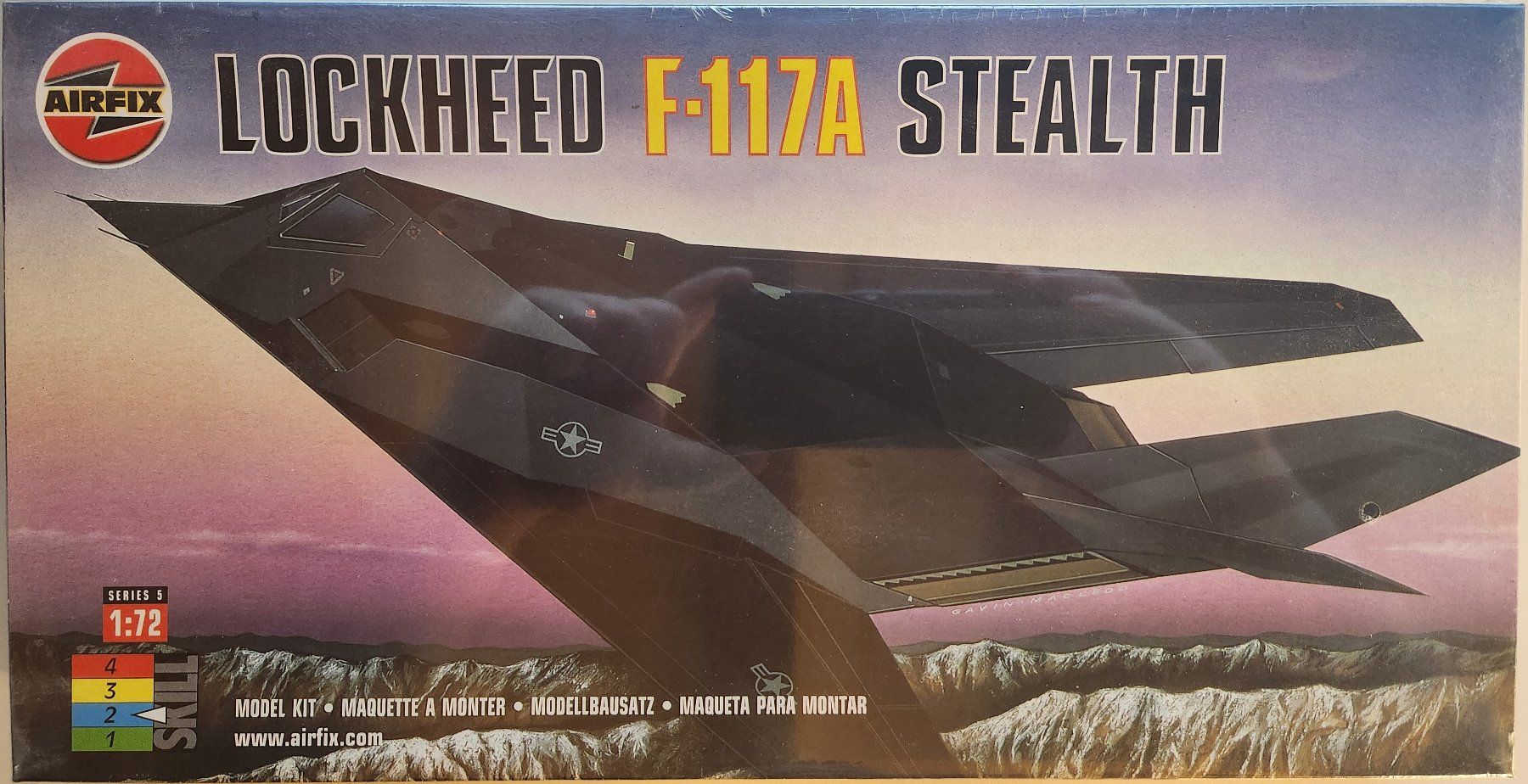 AIRFIX 05026 LOCKHEED F-117A STEALTH PLASTIKBAUSATZ 1:72 NOS (Neu und ...