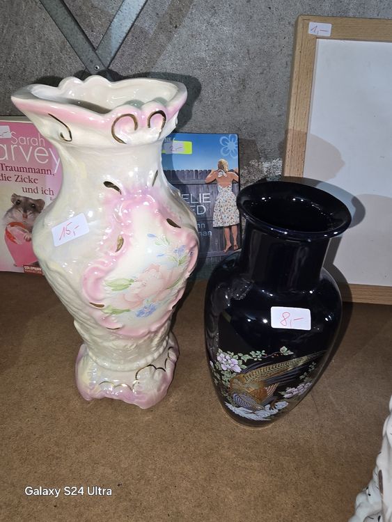 Vasen-Set: Vintage Keramikvasen, Deko für den Frühling (Gebraucht) in Gelterfingen für CHF 20 ...