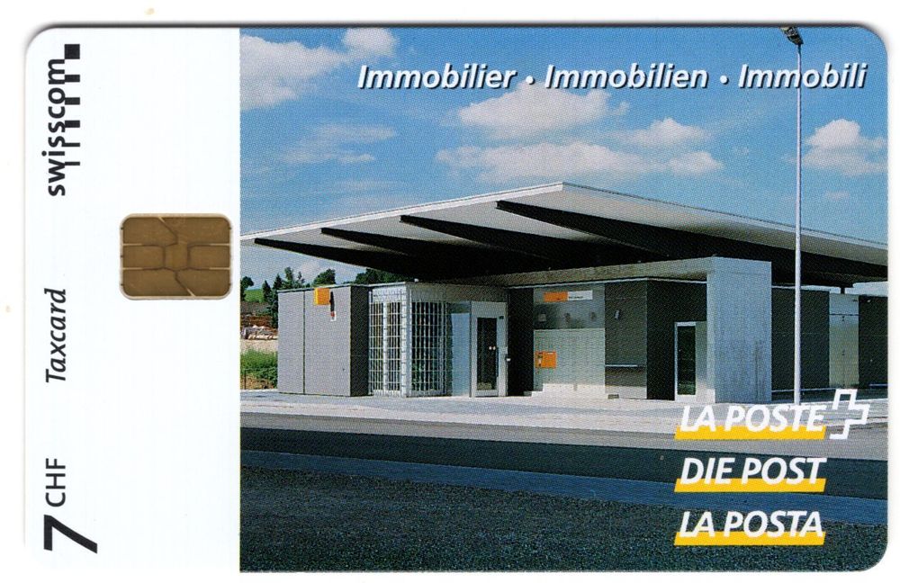 Die Post, Immobilien - seltene Chip Geschenk Taxcard (Neu (gemäss Beschreibung)) in Eglisau für ...