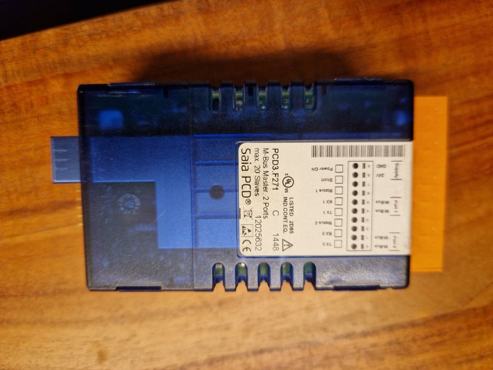 Saia PCD3.F271 M-Bus Master max. 20 Slaves (Gebraucht) in Rapperswil SG für CHF 60 – mit ...