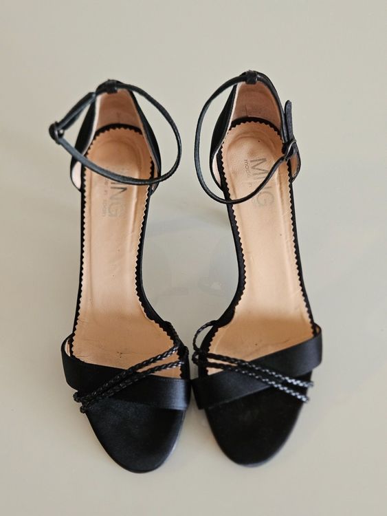 Elegante Sandalen Fr Hochzeit Schwarz