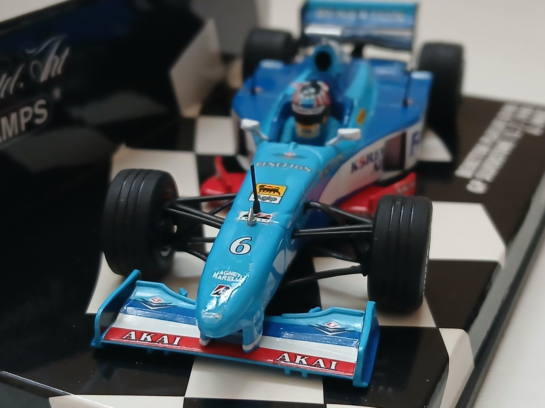 Minichamps 1:43 Benetton B198 GP Silverstone 1998 (Wurz) (Neu und ...