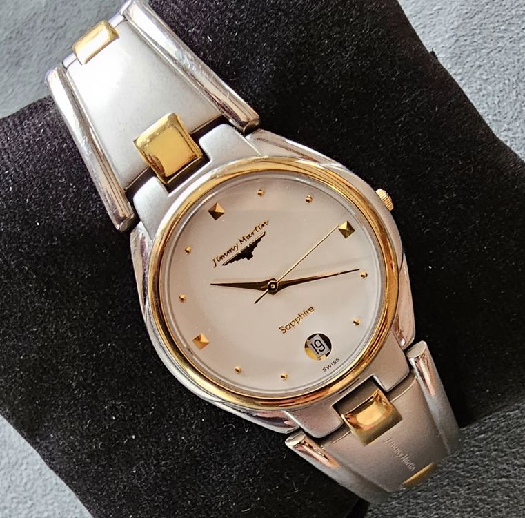Jimmy Marttin Saphire Vergoldet Swiss Made unisex 33mm (Gebraucht) in ...