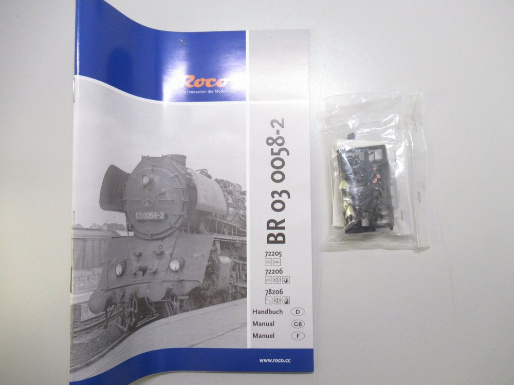 Roco 72205 Dampflok BR03.10 DR DC Analog H0 (Gebraucht) in für CHF 270 ...