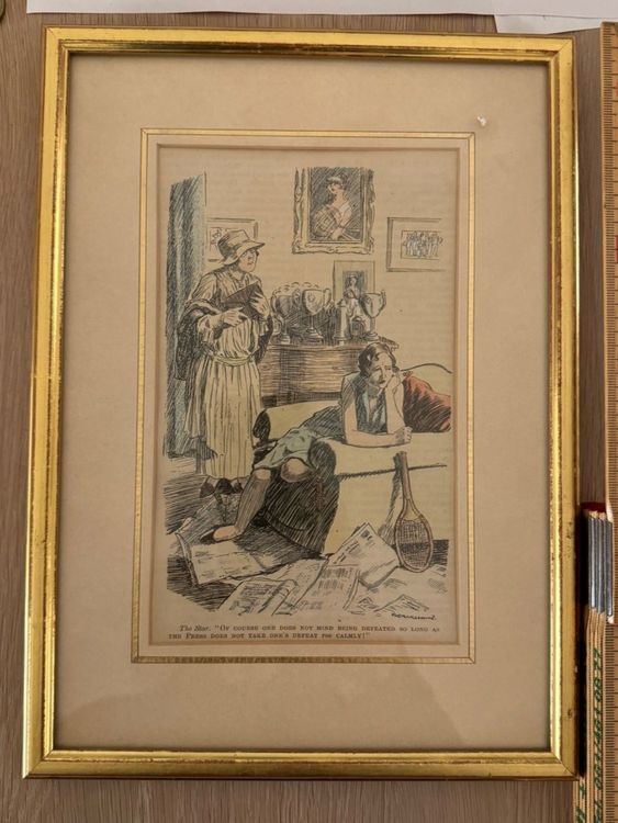 Kenneth Beauchamp Cartoon, Punch magazine 1920s, Gold Frame | Kaufen ...