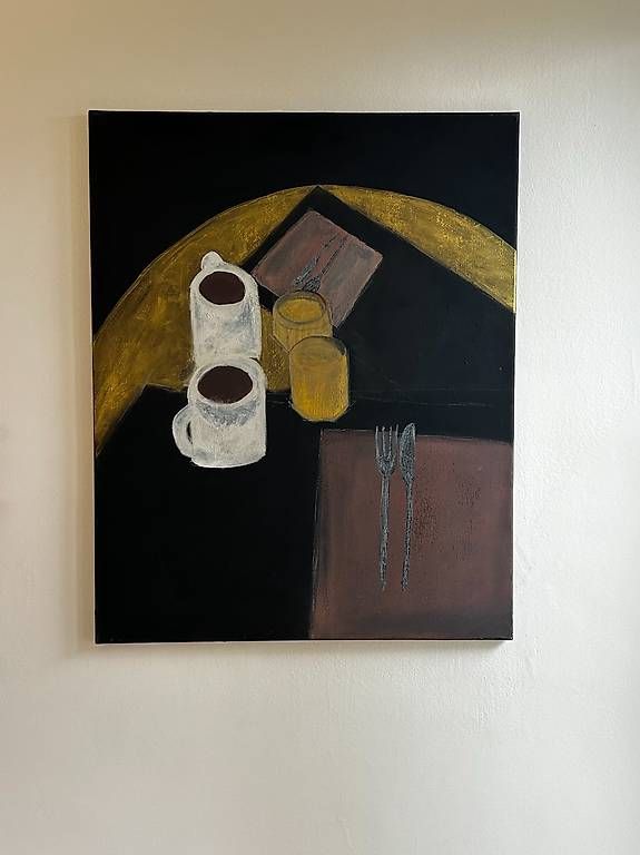 dipinto acrilico originale 80 x 100 cm (Nuovo (secondo la descrizione ...