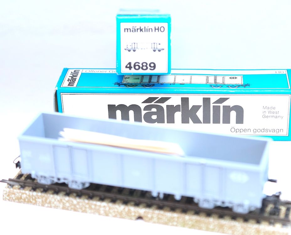 Märklin 4689 H0 AC Hochbordwagen Eaos der SBB OVP GRAU (Neu und originalverpackt) in Ipsach für ...