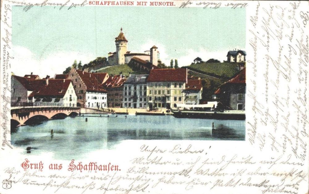 Schaffhausen mit Munot, gel. 1905 (Gebraucht) in Luzern für CHF 1 – mit Lieferung auf Ricardo kaufen