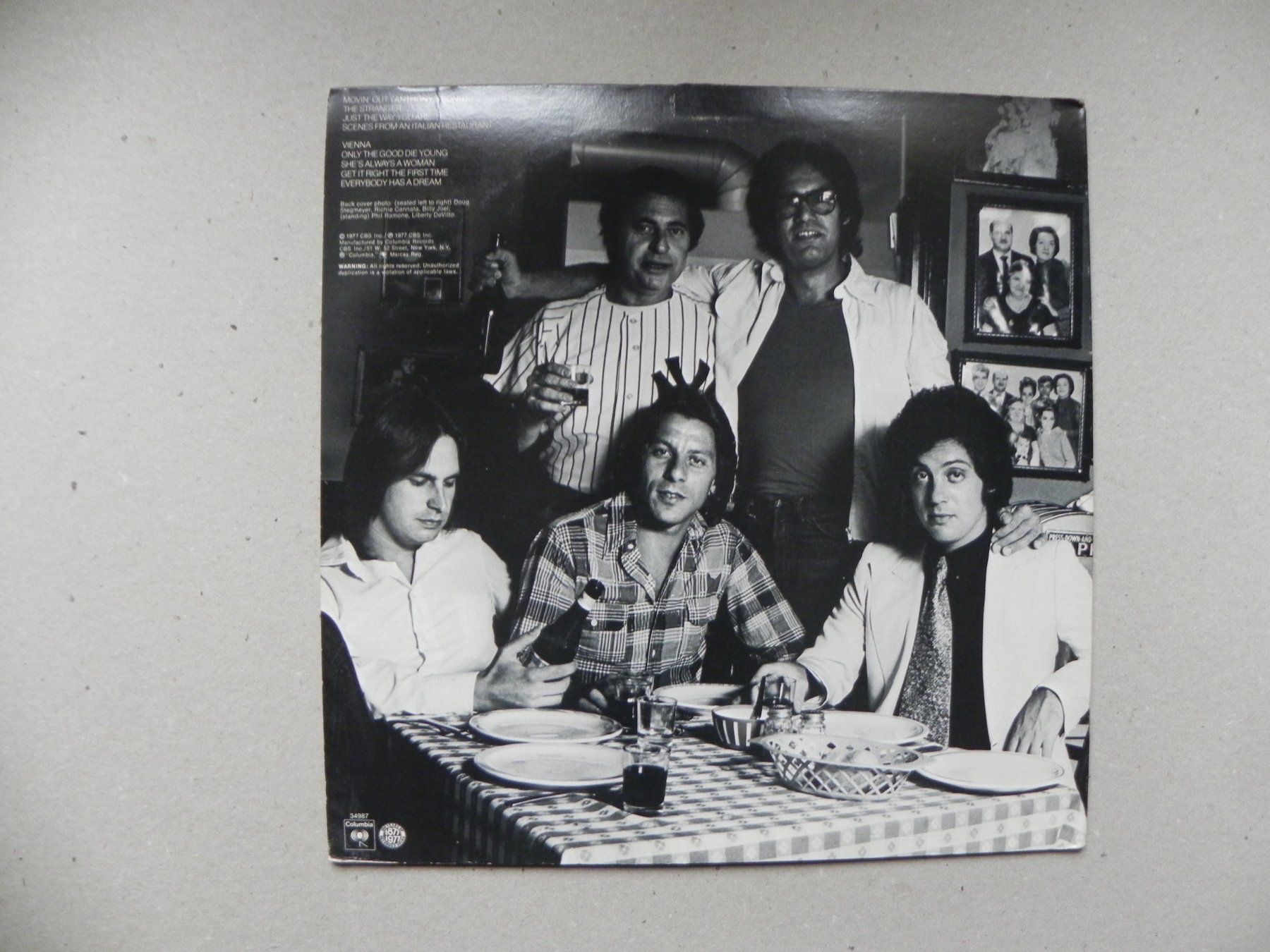 LP USA Pop Rock Piano Sänger Billy Joel 1980 The Stranger (Gebraucht ...