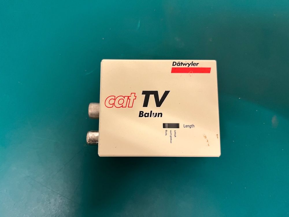 Triax Hirschmann catTV-Balun ohne Rückkanal (Gebraucht) in Nyon für CHF ...