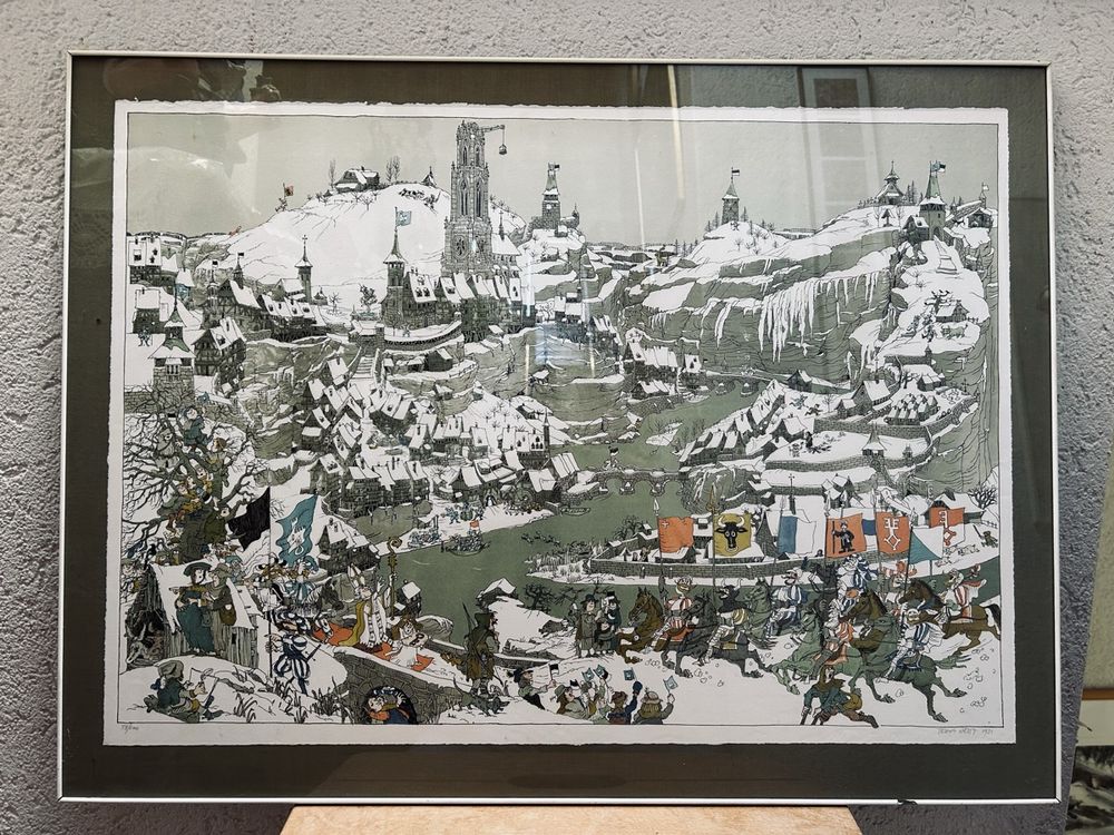 Lithographie de Teddy AEBY (1928-1992) | Fribourg (D'occasion) à ...