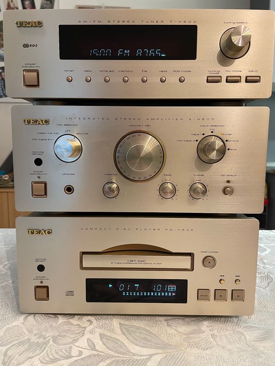 TEAC Stereoanlage H-500 , CD, Tuner, Amp. mit Fernbedienung | Kaufen ...