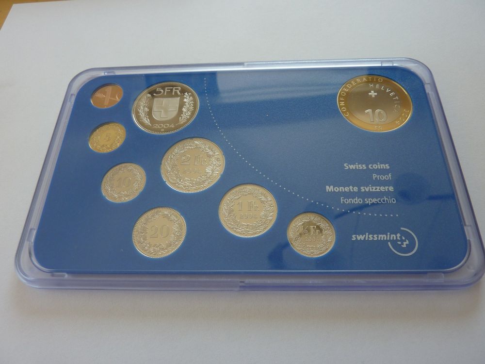 Schweizer Münzsatz : Matterhorn 2004 , Polierte Platte (Neu und originalverpackt) in Birrwil für ...