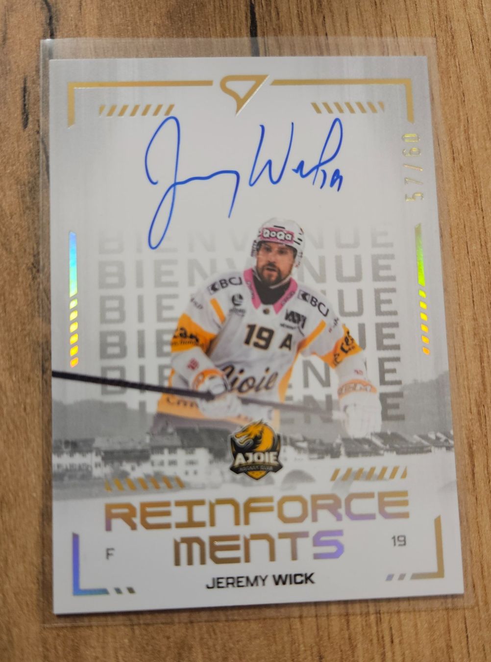 SportZoo National League - HC Ajoie: Wick signed /60 (Neu (gemäss ...