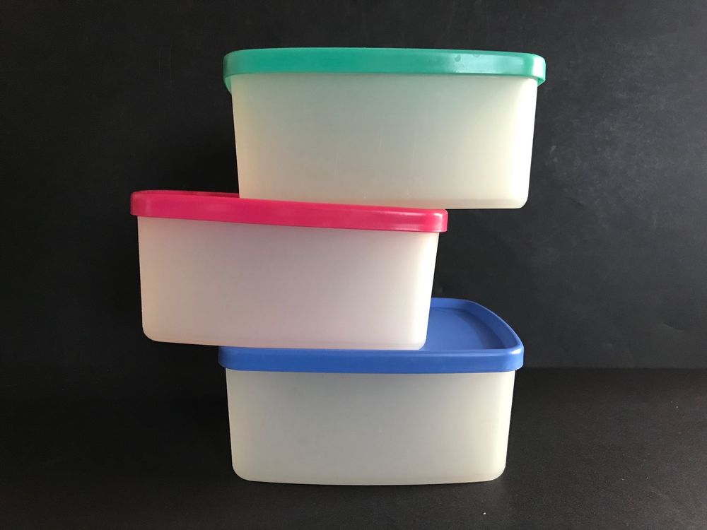 Kühlschrank-Behälter eckig Tupperware Vintage 3 Stk (Gebraucht) in ...