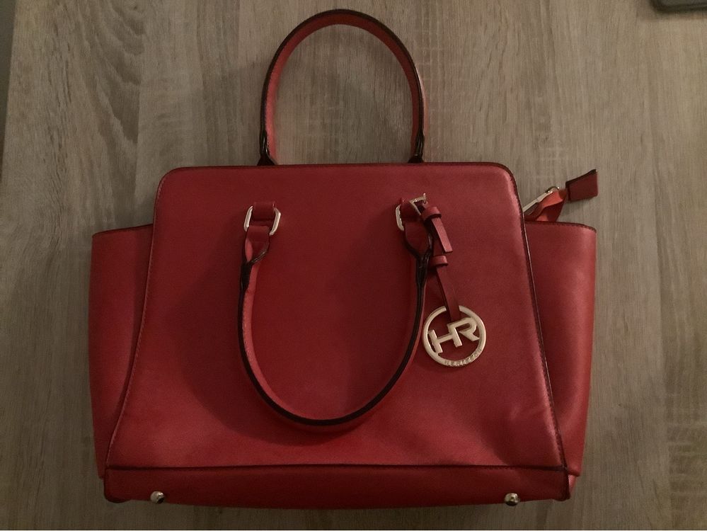 Rote Handtasche von Herisson (HR) wie neu! 👜 (Neu (gemäss Beschreibung ...