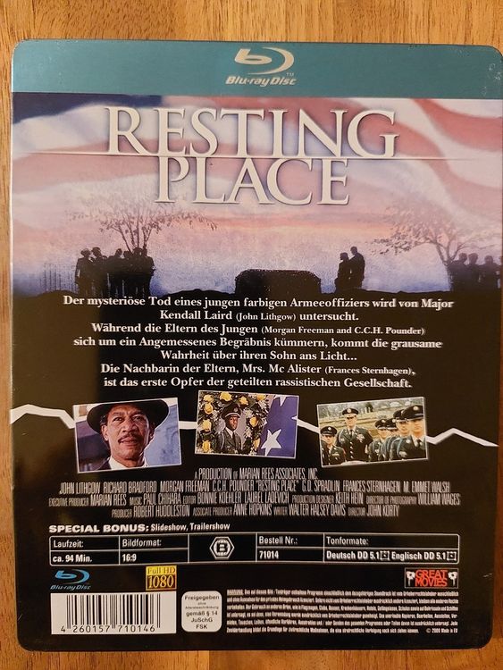 Blu Ray - Resting Place / Letzte Ruhe (1986) im Steelbook | Acheter sur ...