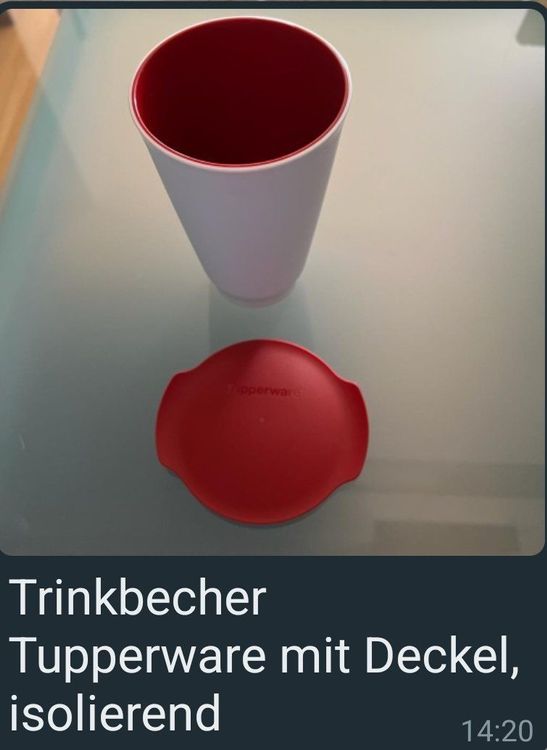 Tupper Trknkbecher | Kaufen auf Ricardo