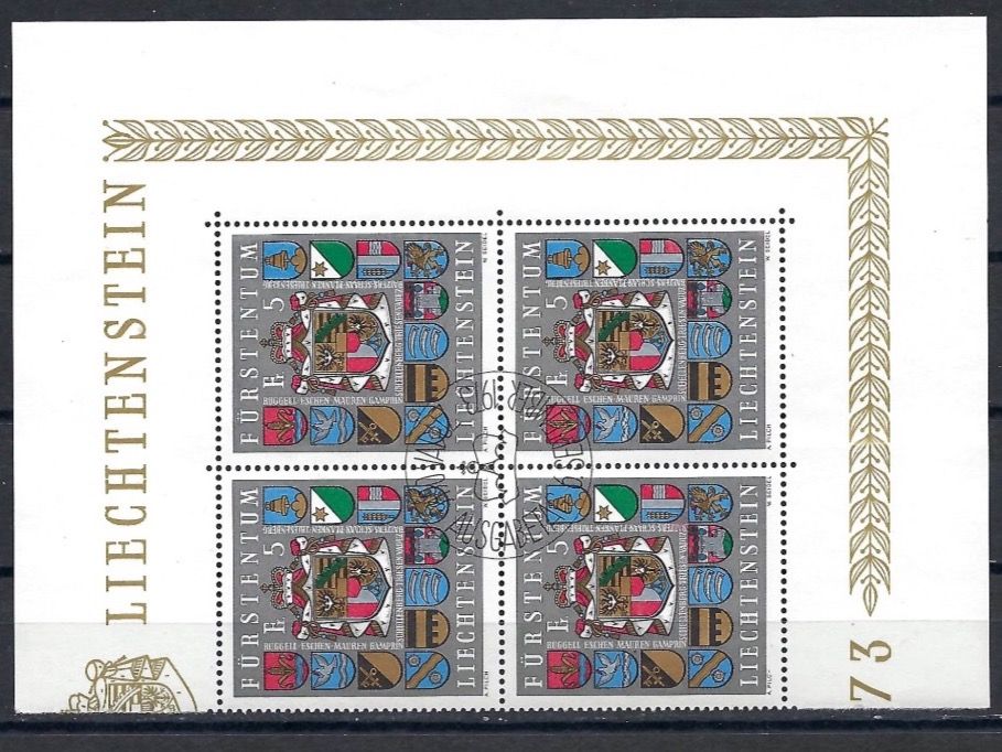 4-Block Nr. 537 Fürstentum Liechtenstein (Neu (gemäss Beschreibung)) in Bronschhofen für CHF 2.2 ...