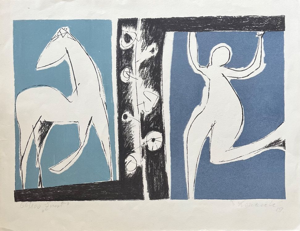 Abstrakte Lithographie Unleserlich Signiert (Gebraucht) in Root für CHF 5 – mit Lieferung auf ...