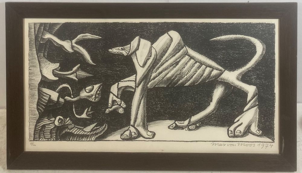 Max VON MOOS (1903-1979) Lithographie Handsigniert Numm. (Gebraucht) in ...