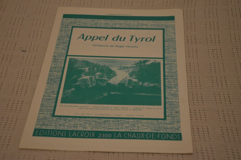 NOTEN - APPEL DU TYROL | Kaufen auf Ricardo