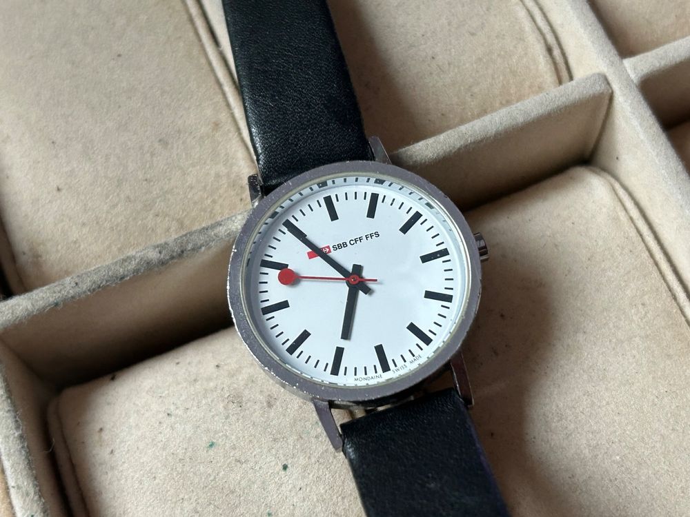 Montre SBB CFF Mondaine fonctionne 33mm (Gebraucht) in Delemont für CHF ...