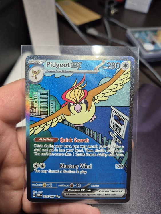 Pokémon pidgeot ex illustration rare 225/197 EN (Neu (gemäss ...