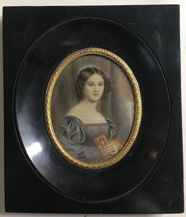 Antike Miniature Gemälde Unleserlich Sig | Kaufen auf Ricardo