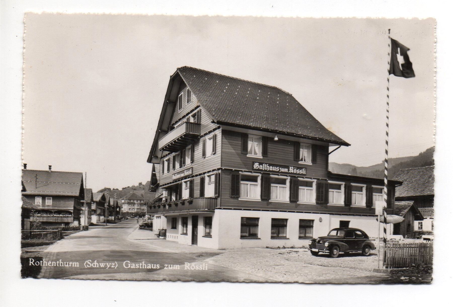 ROTHENTHURM Gasthaus zum Rössli, Bes.: Johann Schuler, Auto (Neu ...