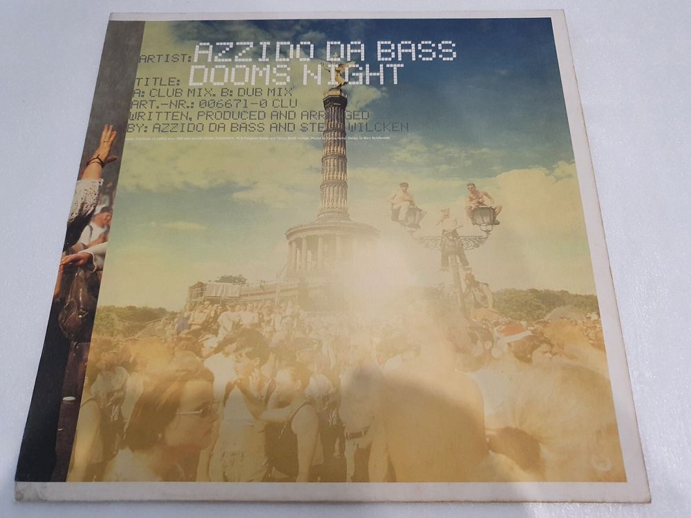 Azzido Da Bass – Dooms Night (Hard House, Progressive House) (Gebraucht ...