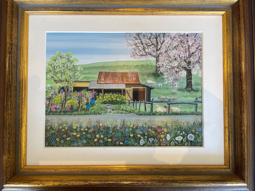 Schönes Bild von Ursula Stadler, Elgg - „Frühling“. - Top! (Gebraucht) in Fidaz für CHF 350 ...