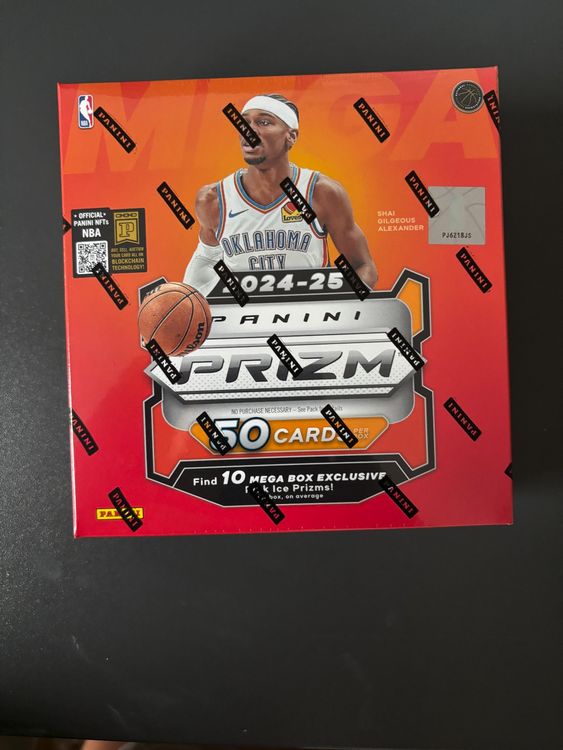 NBA Prizm 2024-25 Mega Box NEU 50 Cards Lebron Doncic Rookie (Neu ...