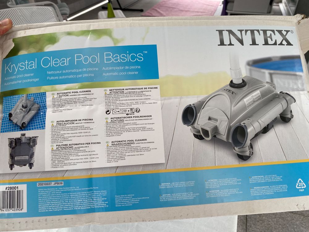 Intex Pool Putzer Krystal Clear Pool Basics | Kaufen auf Ricardo