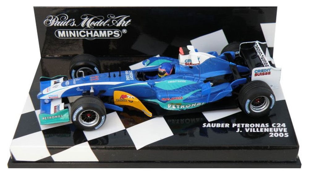 Sauber Petronas C24 2005 - Jacques Villeneuve 1/43 PMA NEU (Neuf avec ...