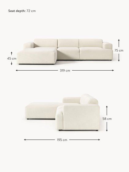 Ecksofa Melva (4-Sitzer) Westwing Collection CHF 3’899 -45% (Neu ...