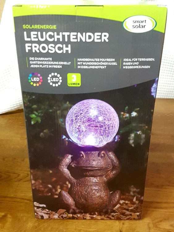 Frosch mit Solarkugel (Neu und originalverpackt) in Zürich für CHF 35 ...
