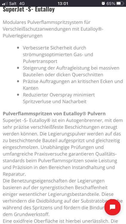 SuperJet Eutalloy (Gebraucht) in Herisau für CHF 485 – mit Lieferung auf Ricardo kaufen