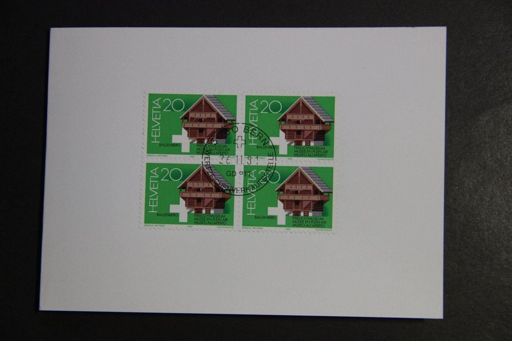 Schweiz 1981 - Freilichtmuseum Ballenberg (Neu (gemäss Beschreibung)) in Jona für CHF 0.5 – mit ...