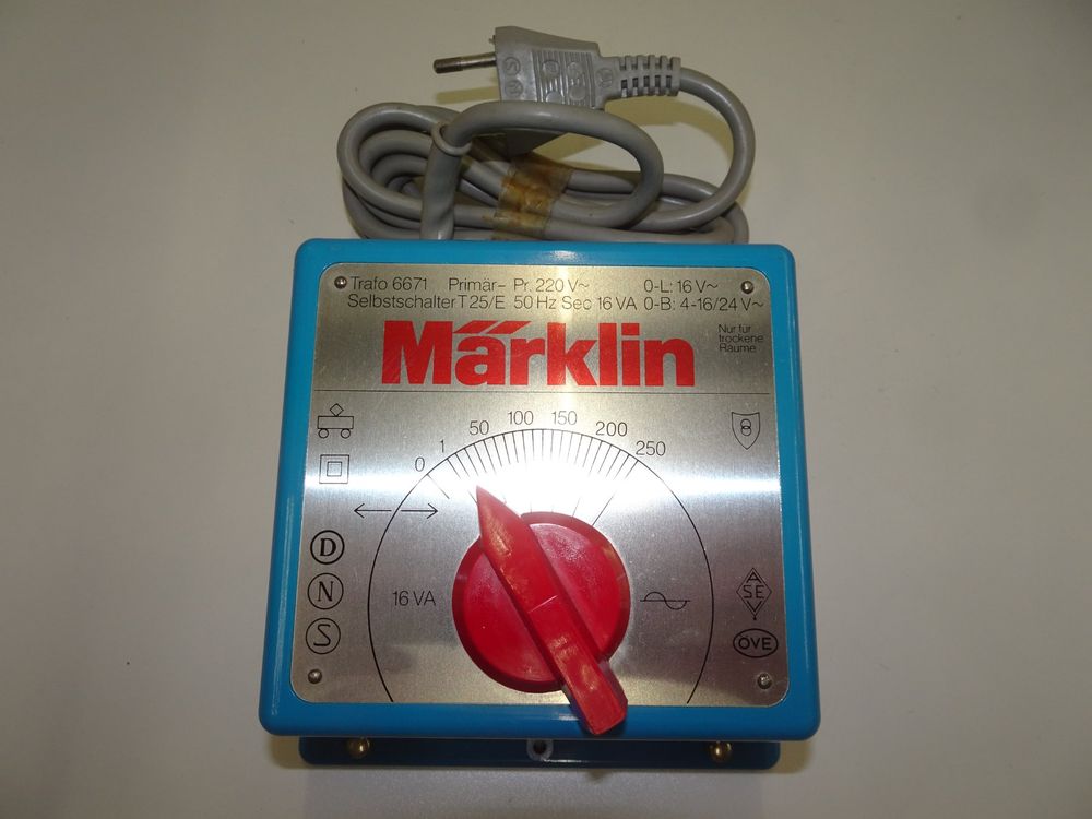 Märklin Trafo Transformator 16 VA Art. 6671 | Kaufen auf Ricardo