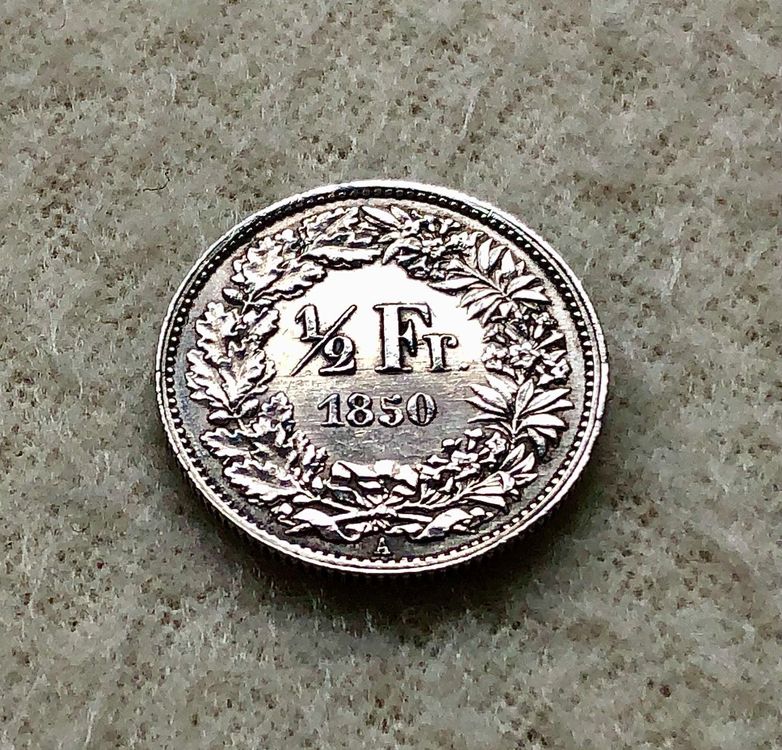 Schweiz 1/2 Franken 1850 | Kaufen auf Ricardo